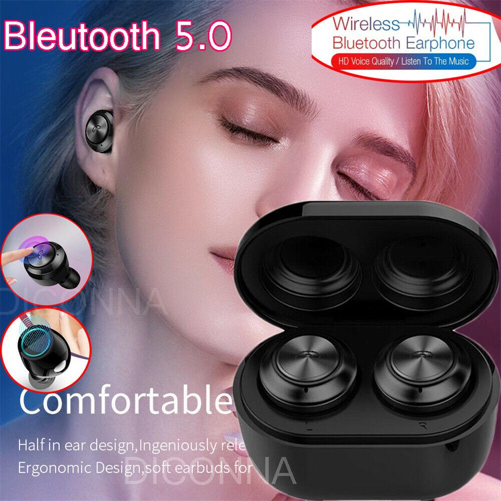 Buy Bluetooth 5.0 Headset Wireless Earphones Mini Earbuds Stereo ...