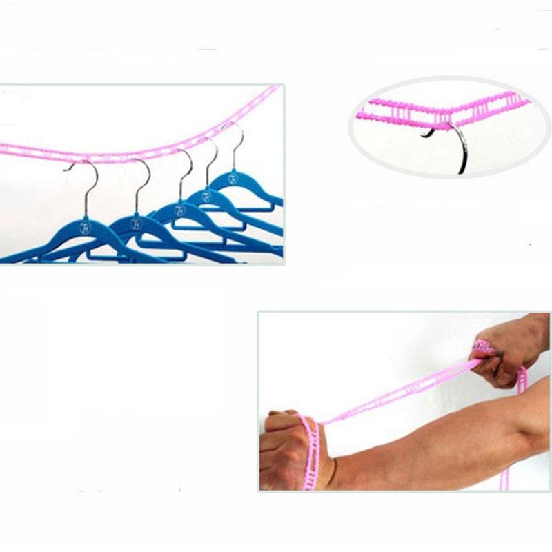 Voyage corde à linge lessive anti-dérapant lavage vêtements ligne corde ...