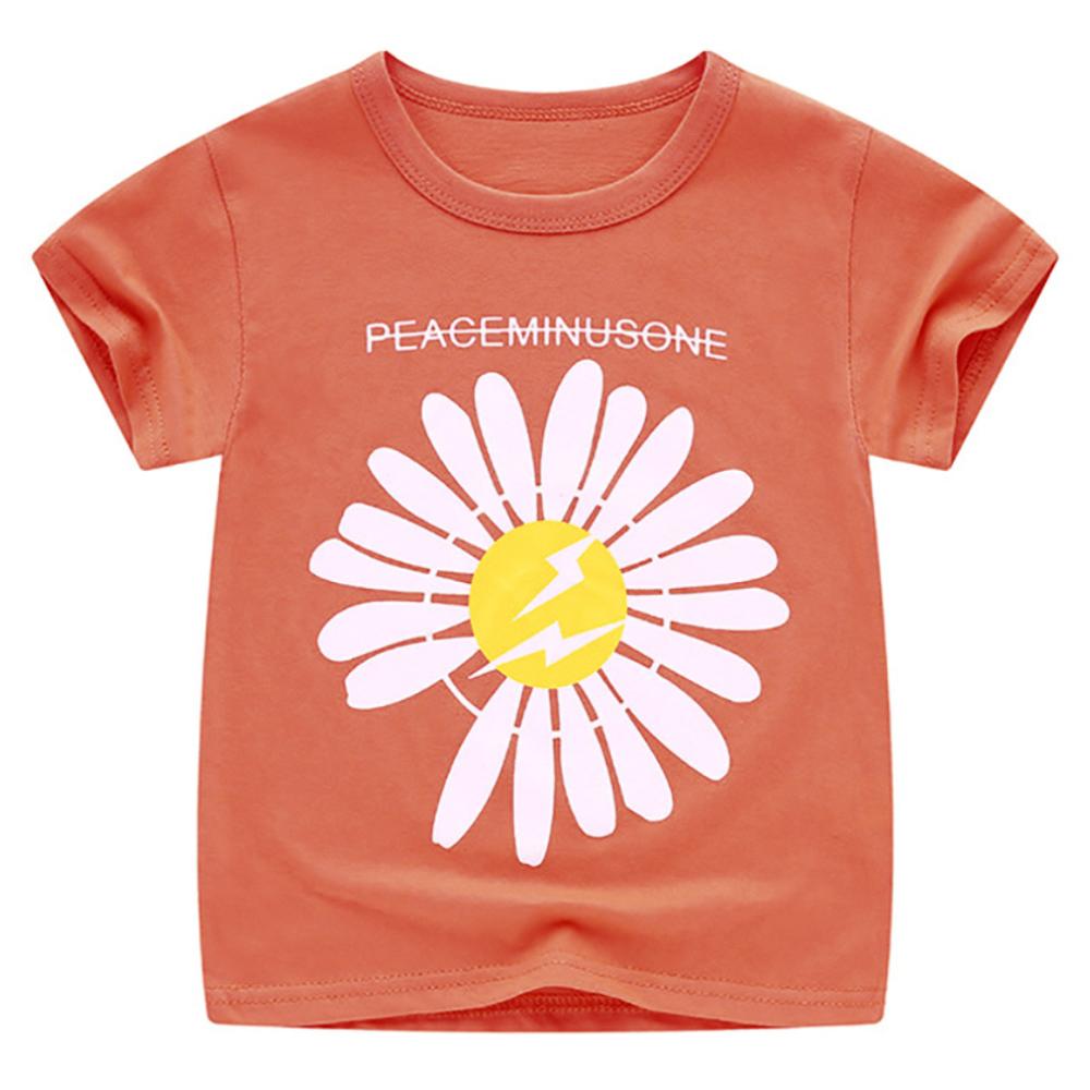 Cheap Cartoon Ptinted T Shirts Unisex Boys Girls Short Sleeve Fitness ...