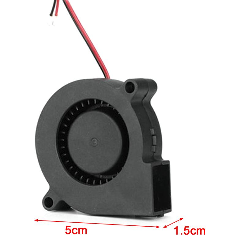 5015 Turbo Fan 12V 24V Cooling Brushless 3D Printer Parts 2Pin Dupont Wire uygun fiyatlı satın ...