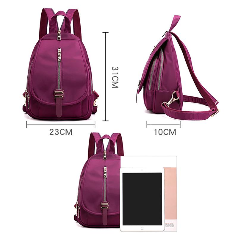Buy Fashion Multifunction Women Backpack Waterproof Nylon Backpack ...