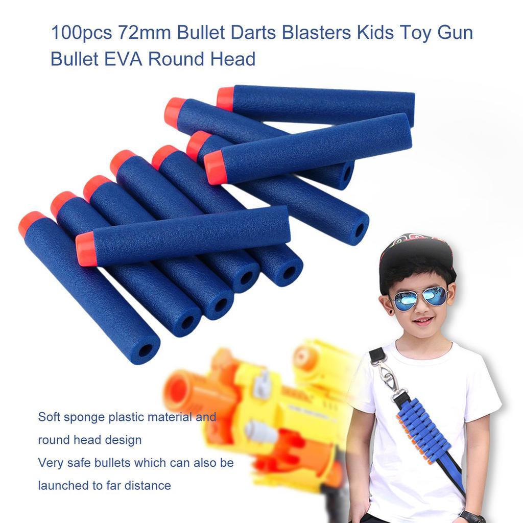 Buy 200Pcs 7.2cm Soft EVA Foam Bullet Refill Bullet Darts for Nerf ...