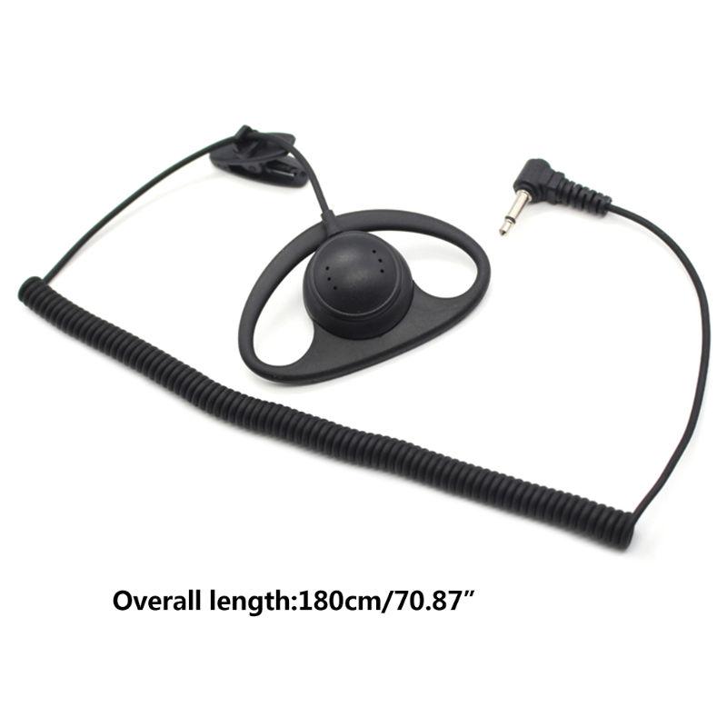 Buy 3.5MM Plug Port D Shape Earphone Headset Earpiece Earhook for Two ...