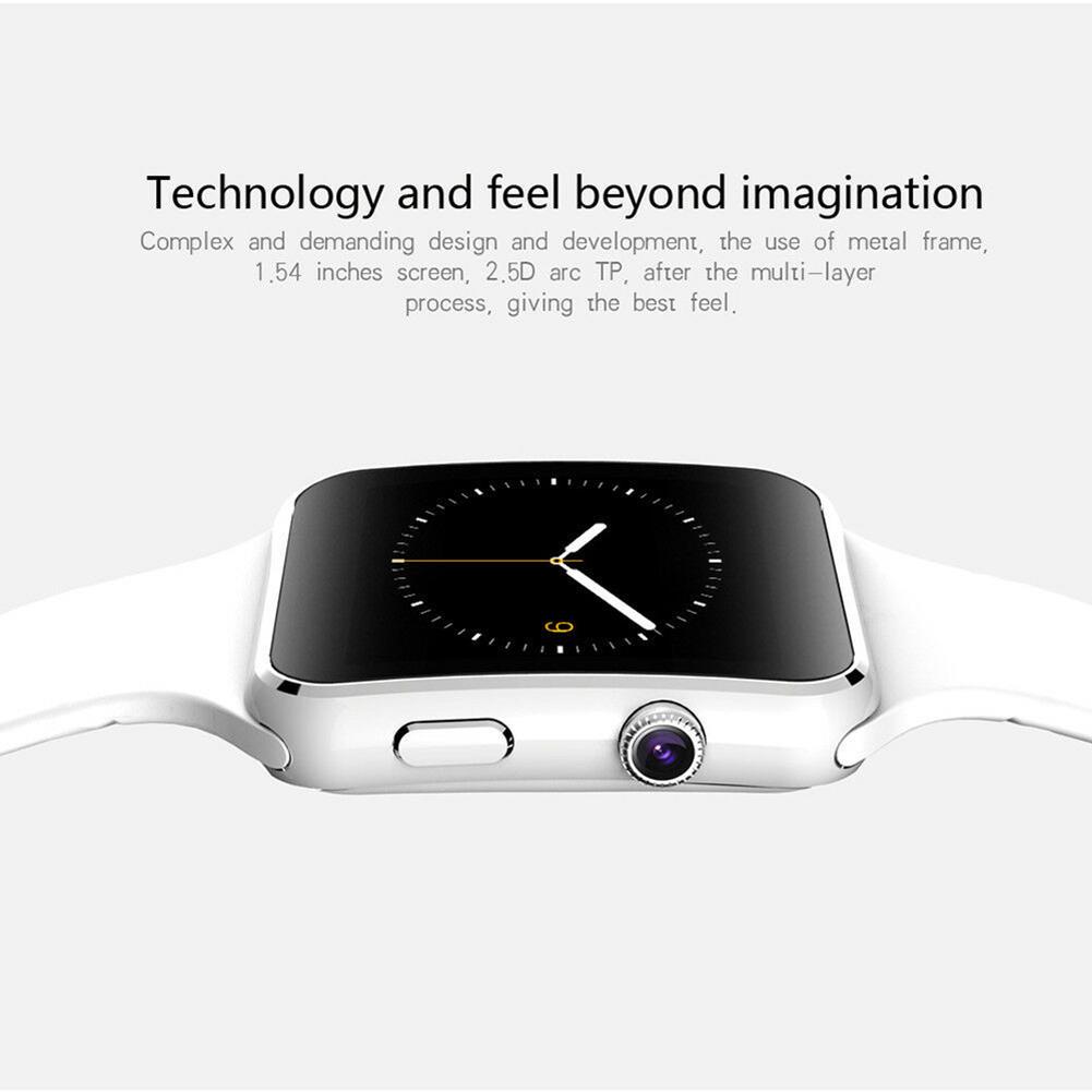 Digital Smart Curved Watch Smart Watch X6 SIM TF Card-buy at a low ...
