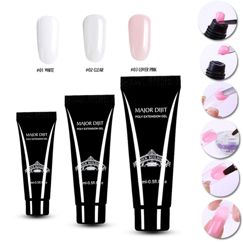 Buy Nail Gel Quick Dry Nail Art Gel Soak-off Top Coat Uv+led Nail Tips ...