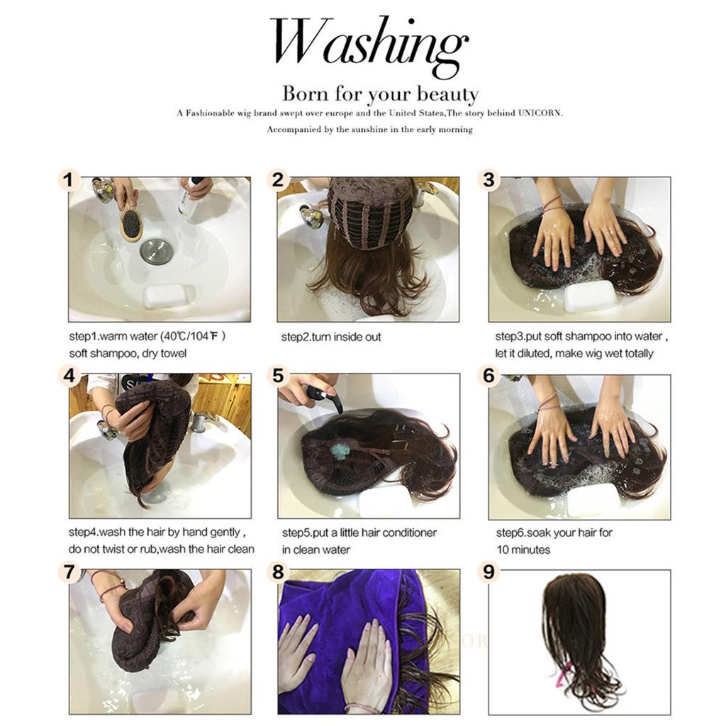 Buy Car Companion Black Wigs Wavy Curly Long Heat Resistant Fiber ...