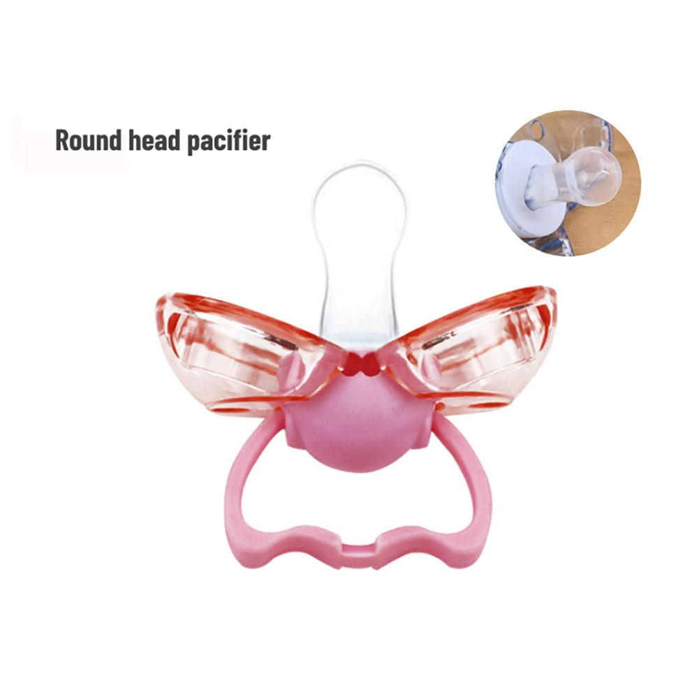 Buy Baby Silicone Pacifier Anti-Drop Dustproof Self-Closing Pacifier at ...