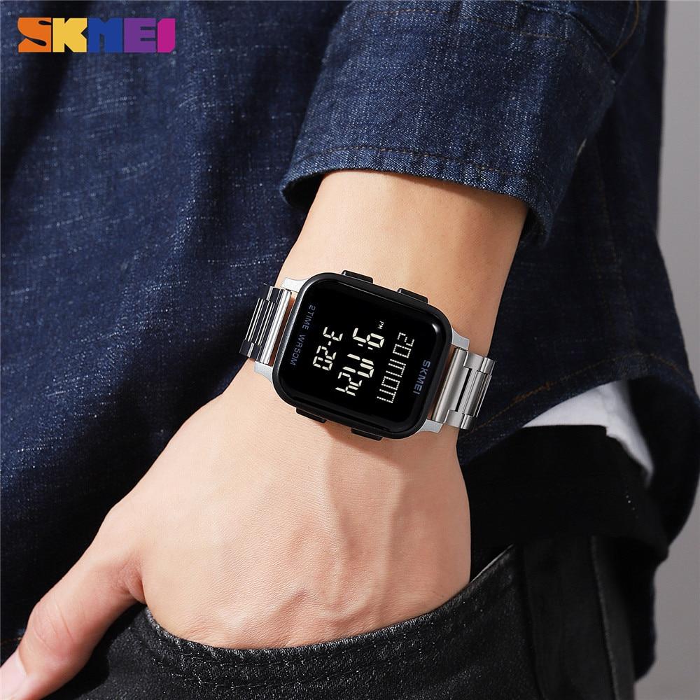Buy SKMEI Military Chrono Count Down Digital Watch Mens LED Light 5Bar ...