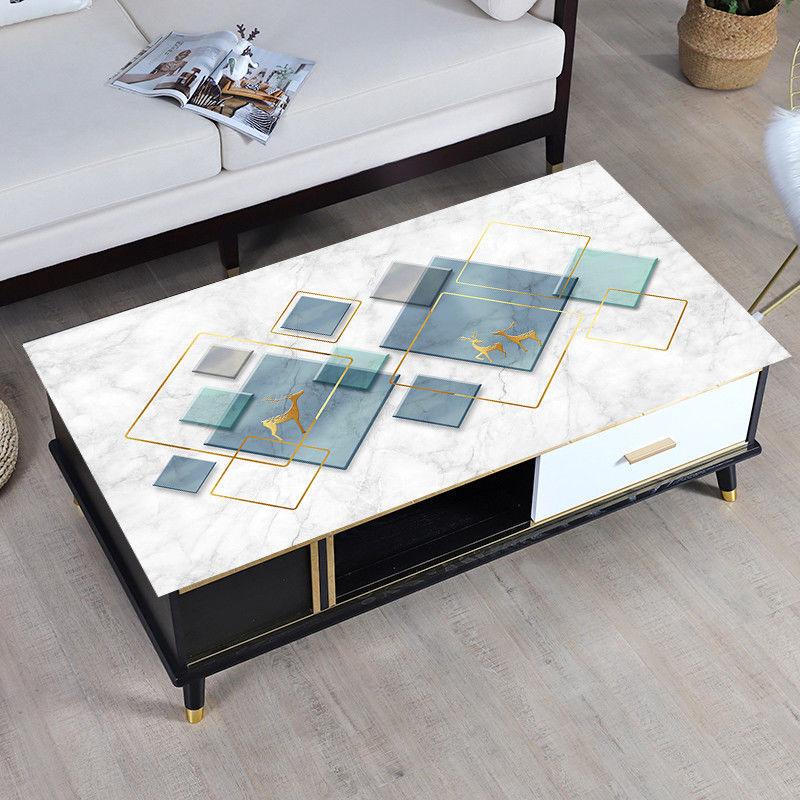 Buy Pvc Soft Glass Table Mat Waterproof Anti-scald Oil-proof Simple ...