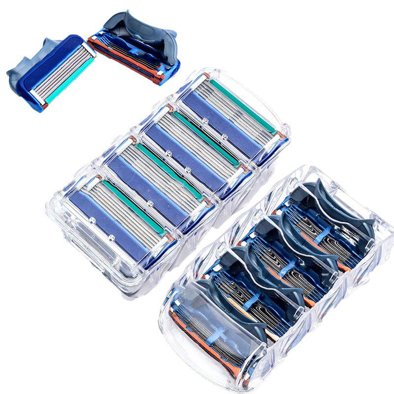 Buy 4pcs 5 Layer Blades Shaving Razor Blades for Men Shaver Blades at ...