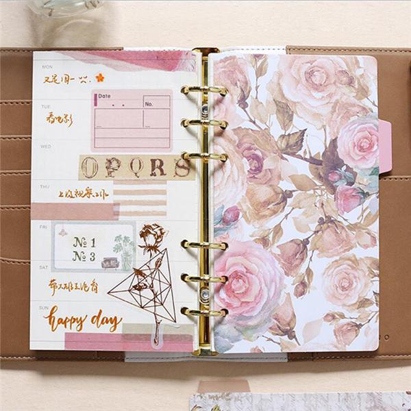 Buy A5 Spiral Notebook Divider Organizer Separator Pages Office School ...