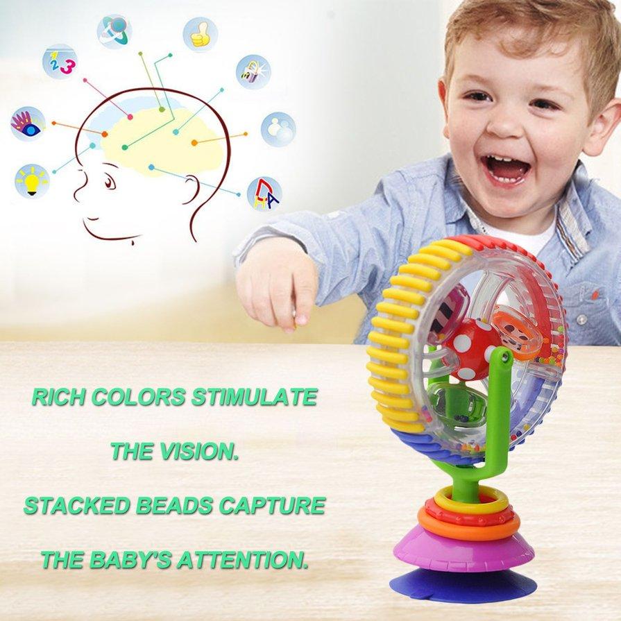 Buy LCPOO Baby Multi-Colors Rattle Toys Rotating Ferris Wheel Toys With ...