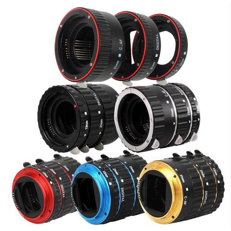 Buy Metal Mount Lens Adapter Auto Focus AF Macro Extension Tube Ring ...