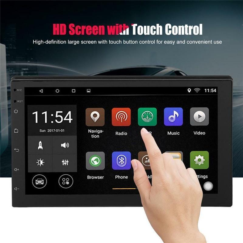 Buy 7" 2 Din Quad Core Android 8.0 Hd Car Dvd Mp4 Mp5 Player Wifi 3G ...