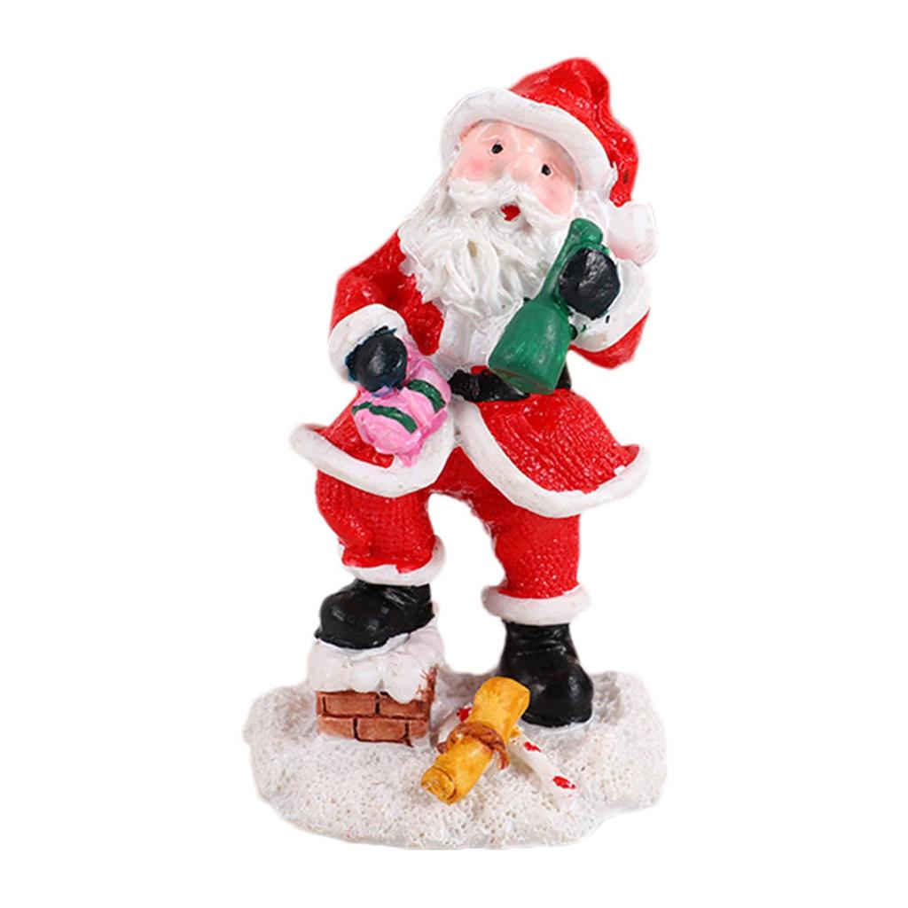 Buy Resin Santa Claus Figurines | Mini Christmas Santa Ornaments ...
