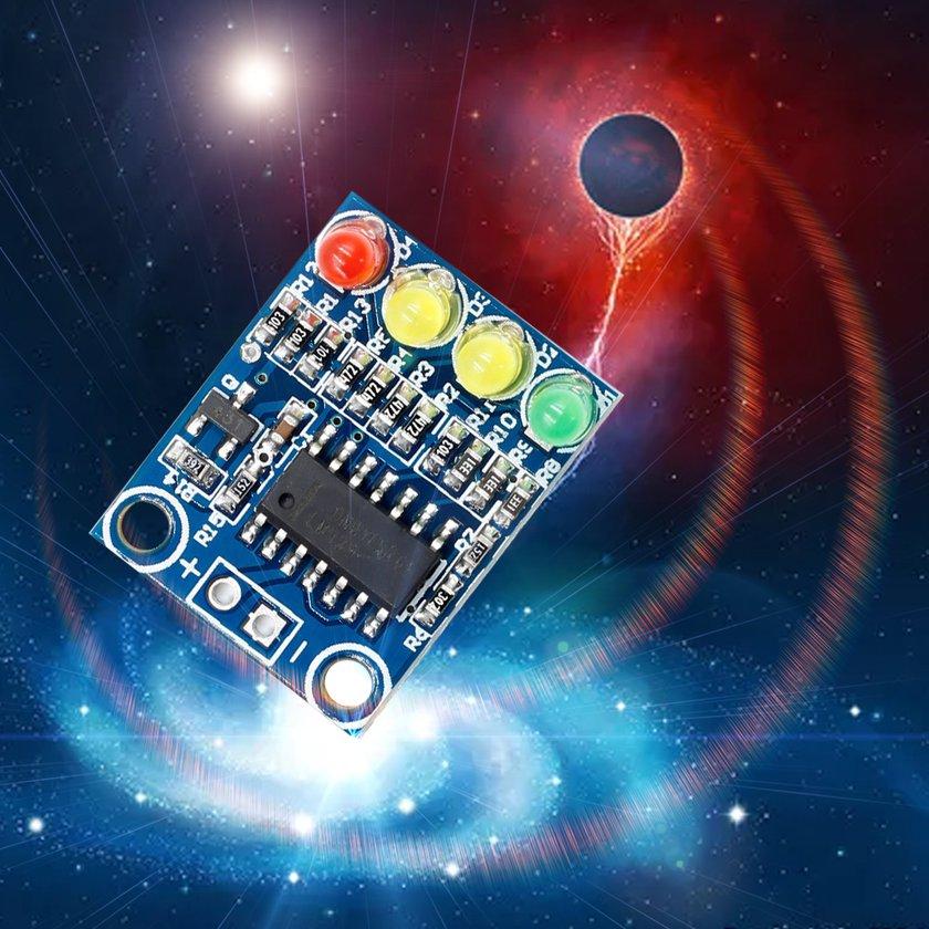 Buy 12V Battery 4 Segments 4-digit Battery Indicator Module Onboard 4 ...