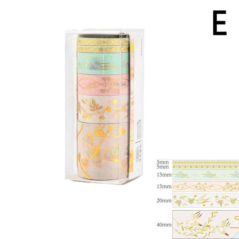 Buy Retro Bronzing Washi Tape Chinese Style Scrapbooking Diary ...