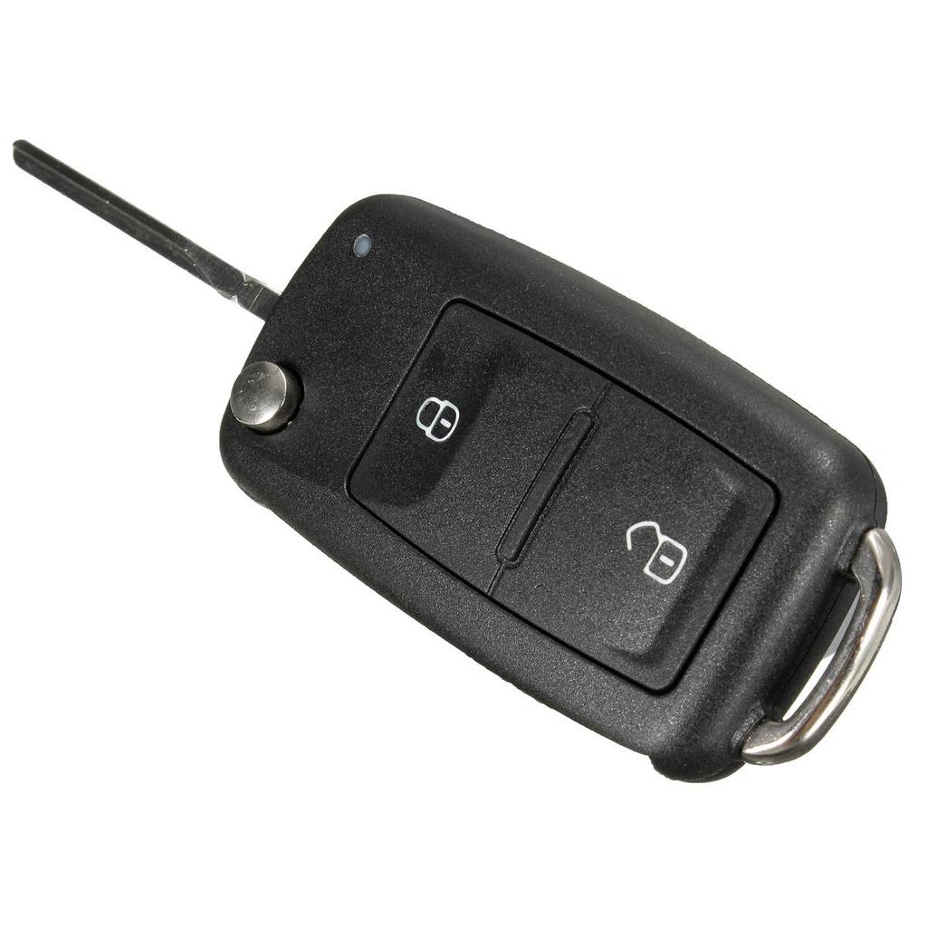 Buy 2 Button Remote Key FOB Case Blade For VW Transporter POlO GOLF IV ...