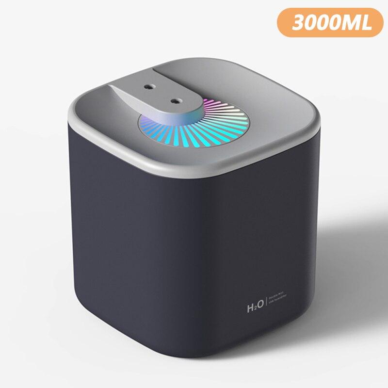 Cheap 3L Air Humidifier Aroma Diffuser Double Nozzle with RGB Light ...