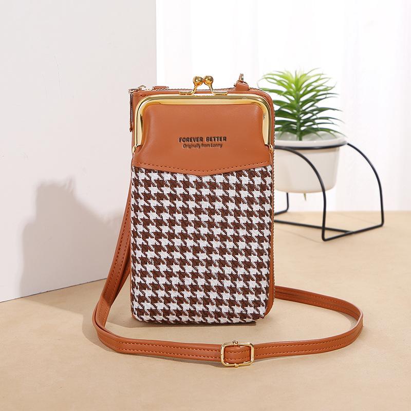 Buy Women Fashion Pu Vertical Purse Coin Bag Card Holder Mini Messenger ...