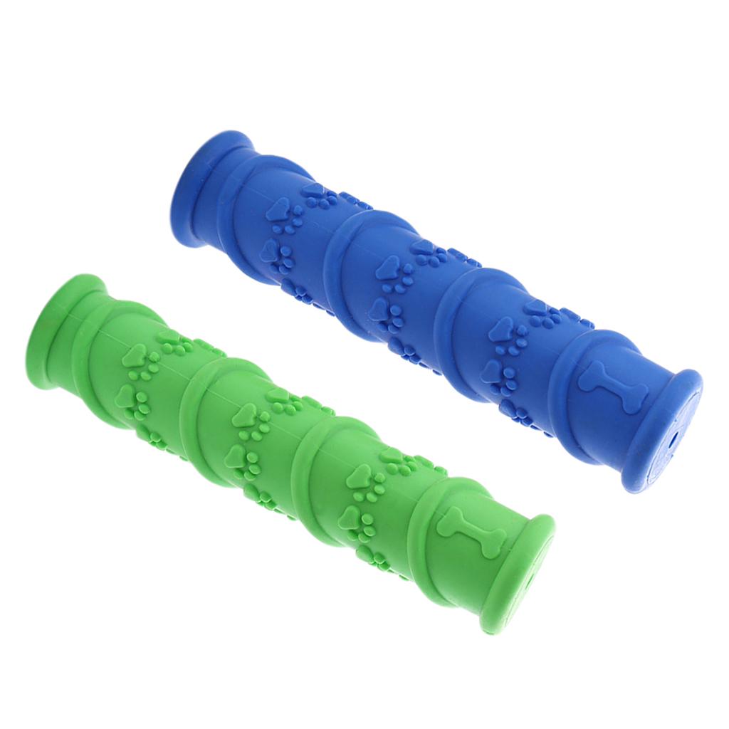 Buy Cute Bone Shape Dog Squeaky Toy Chew for Pet Cat Play Green at ...