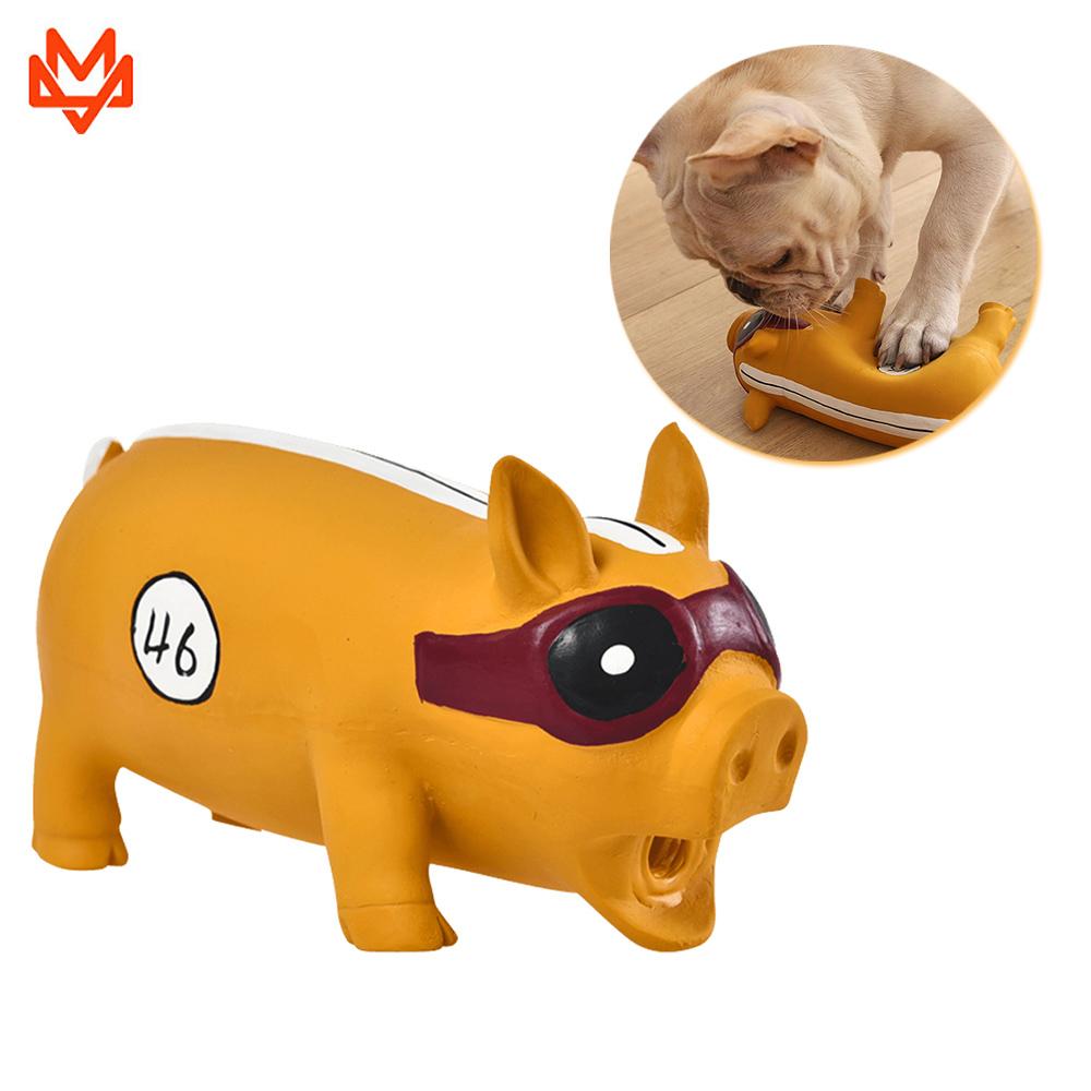 💰Kjøp Pets Dog Toys Screaming Pig Squeeze Sound Toy Durable Chew Toy ...