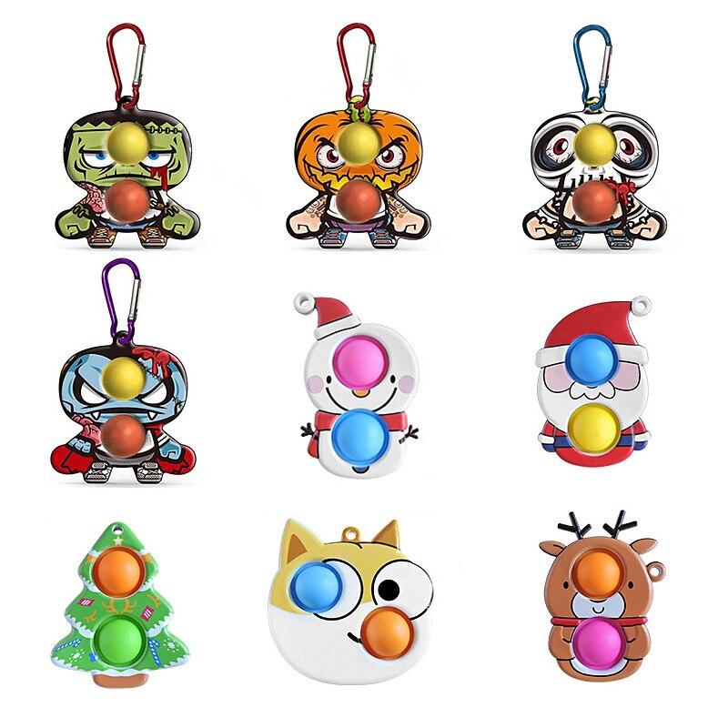 Halloween Fidget Toys for Children Adult Christmas Tree Santa Claus ...