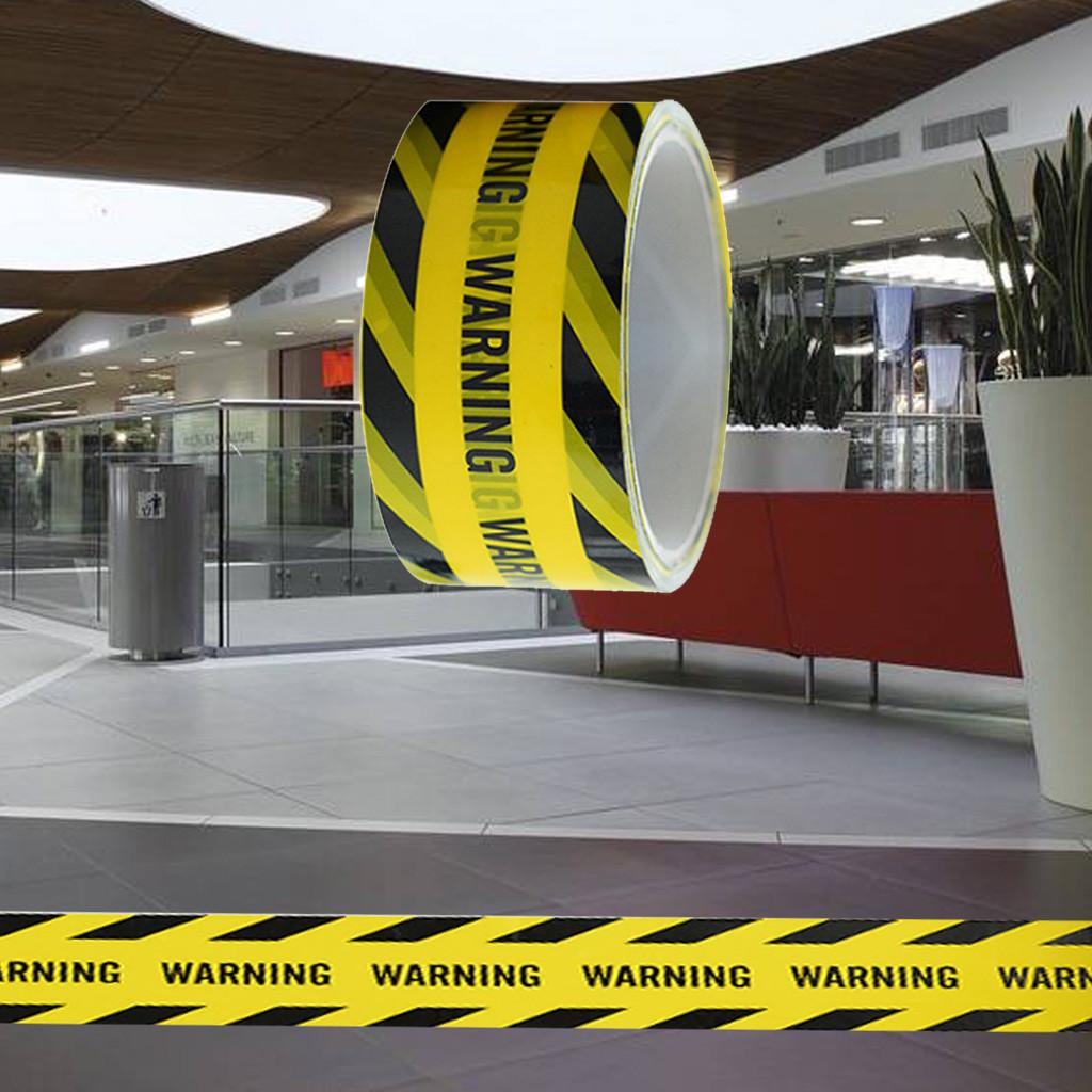 Buy Safety Isolation Tape Isolation Floor Sticker with Font 25 M X 48mm ...