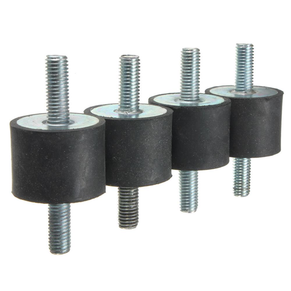 Buy 4Pcs M10 Male Anti Vibration Rubber Mounts Car Bobbins Boat Damper ...