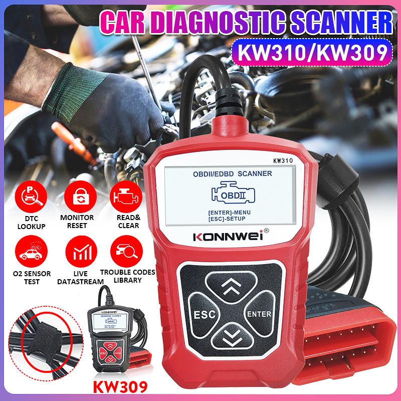 Buy KONNWEI KW310 / KW309 OBDII Automotive Scanner Car Diagnostic Tool ...