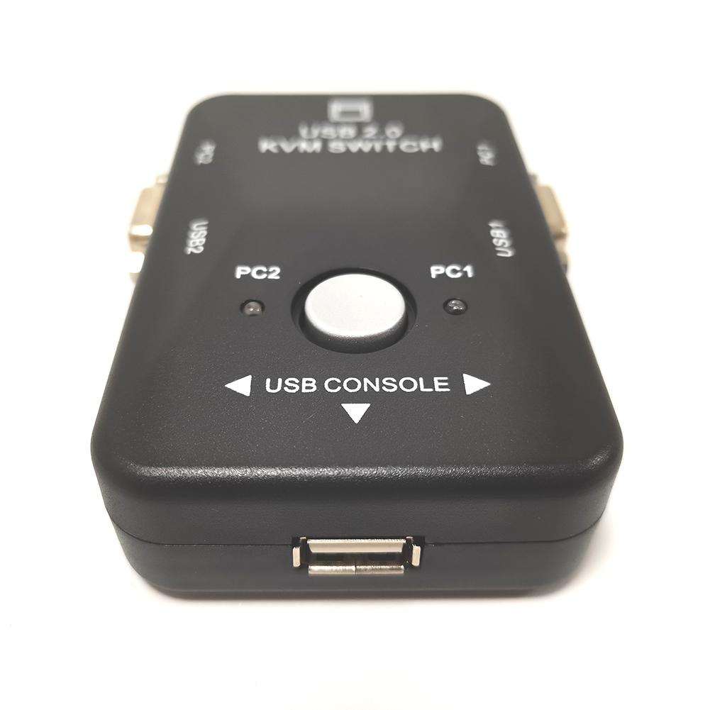 Cheap USB KVM Switch Switcher Adapter 1920x1440 250MHz VGA Switch ...