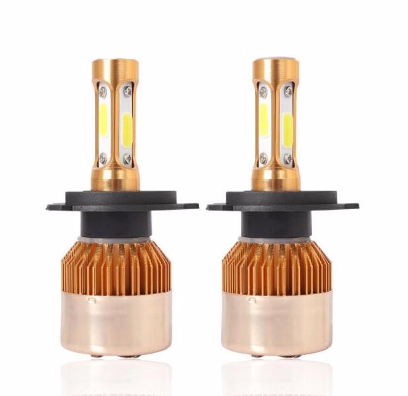 Buy S2 110W H1 COB LED 16000LM Auto Car Headlights Kit Driving Bulbs ...