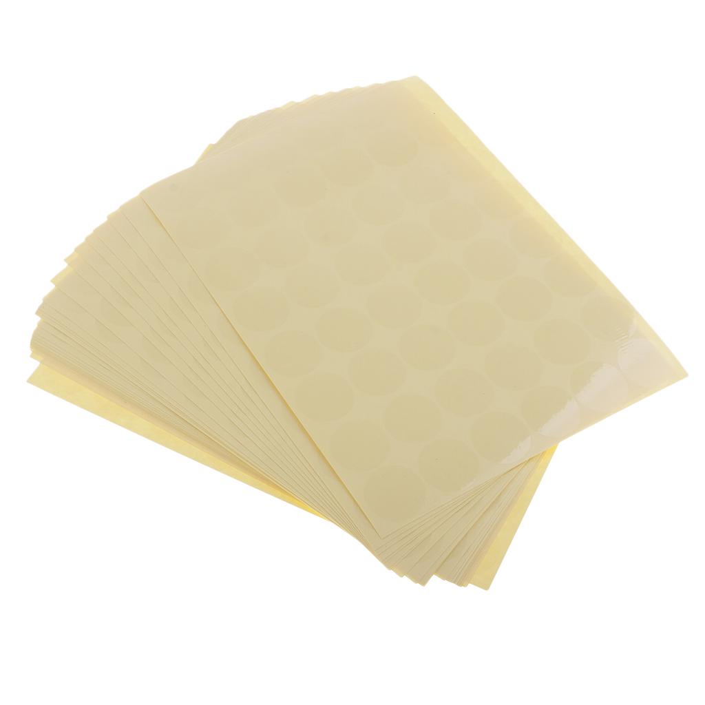 Buy 30Pc 25mm White Sticker Dots Round Circle Blank Labels Self ...