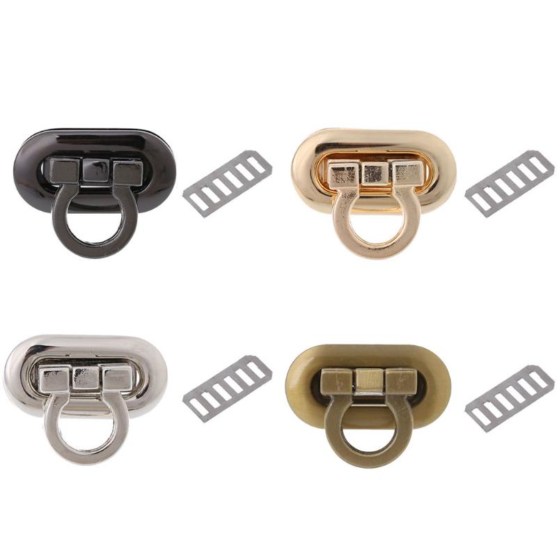 New Metal Clasp Turn Lock Twist Lock for DIY Handbag Craft Bag Purse ...