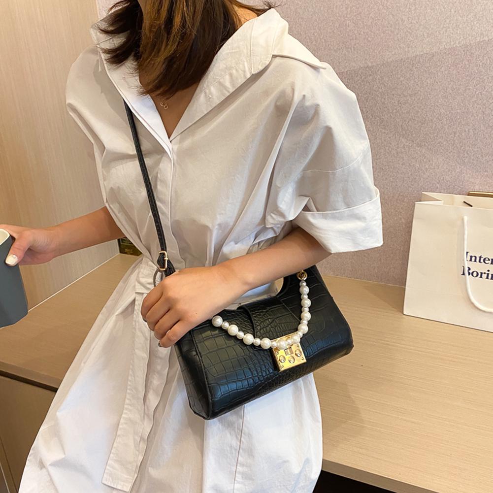 Cheap Women Durable Pu Underarm Shoulder Bag Classic Texture Creative ...