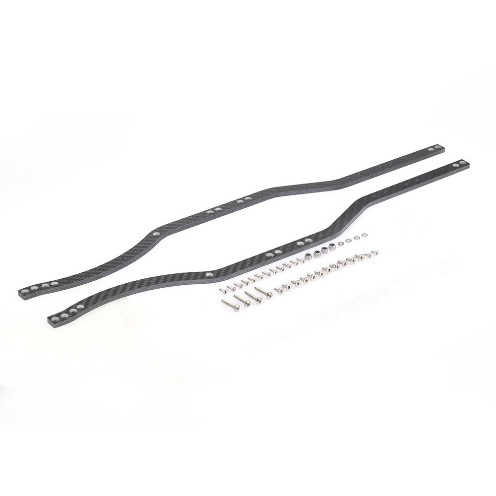 Buy Chassis Frame Rails Carbon Fiber Beams for SCX10 I SCX10 II RC Car ...