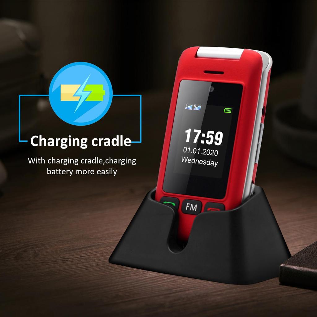 Buy Artfone Big Button Mobile Phone for Elderly, Senior Flip Phones ...