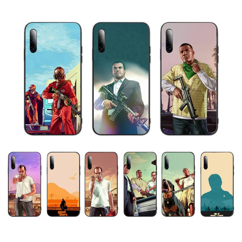 Buy Game GTA V Phone Case For Samsung J4 J6 J5 J7 2016 Note 5 8 9 10 ...