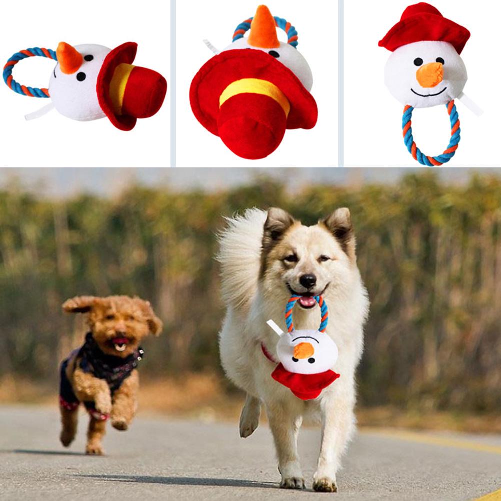 Cheap Christmas Snowman Pet Toys with Sound module Dog Teeth | Joom