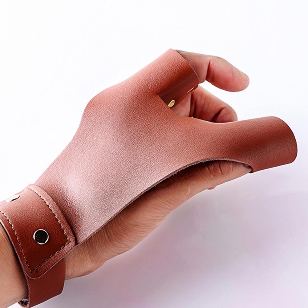 Buy Archery Finger Protector Hand Guard Glove For Target Safety Bow ...