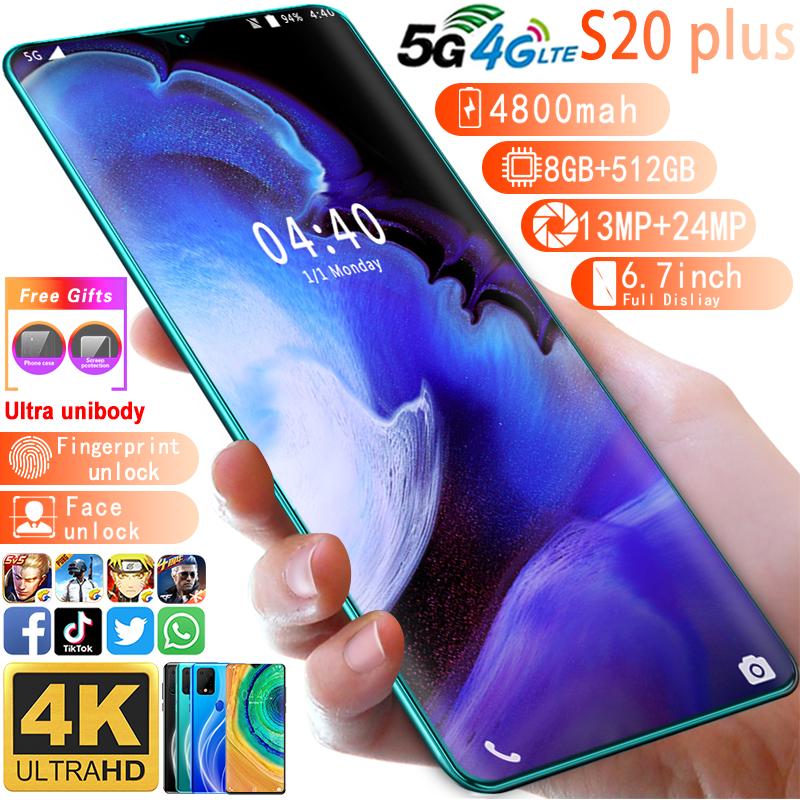 Buy 2020 4G Smartphone Mobile Phone 6.7 Inch Smartphones at affordable ...