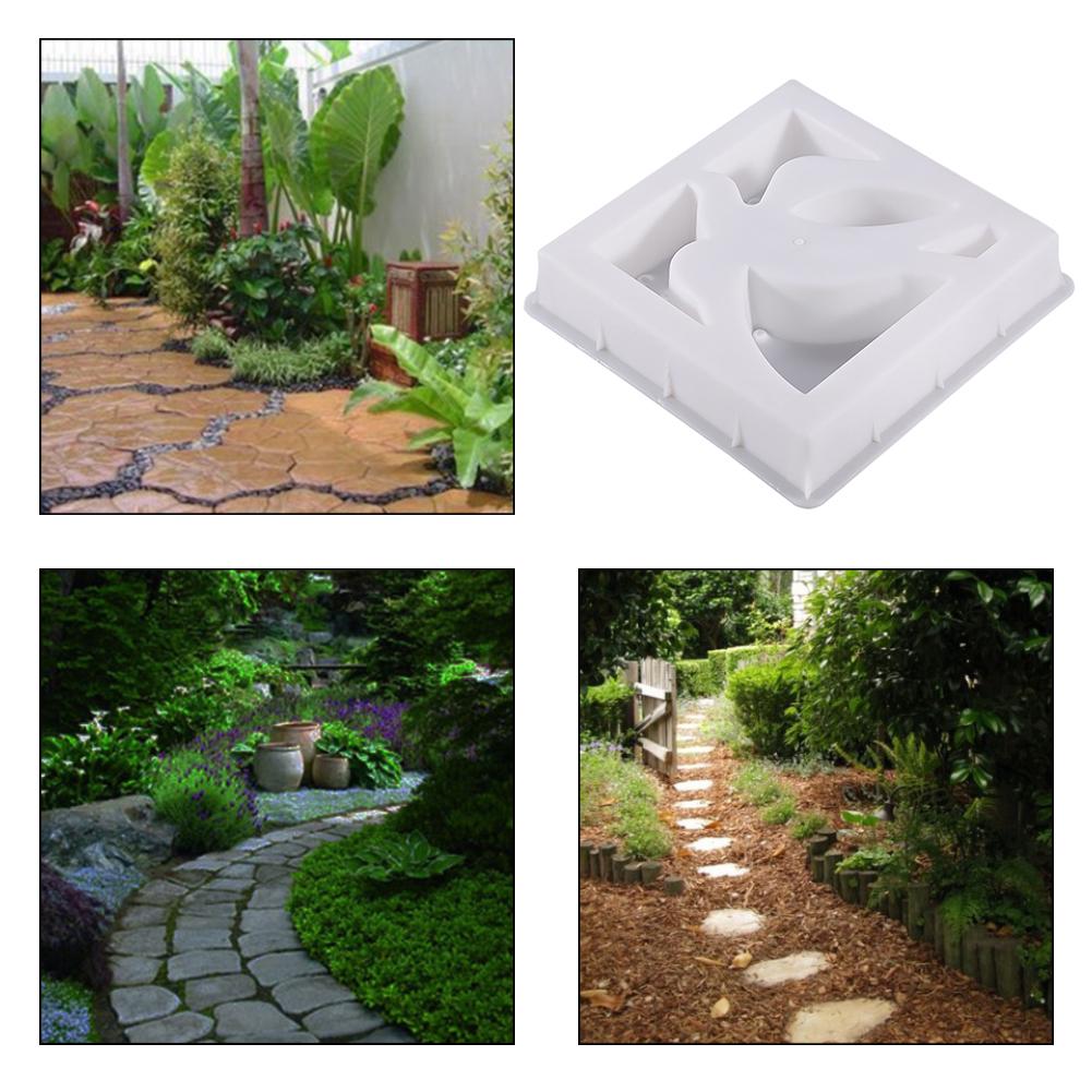 Buy Walking Path Maker Mold Reusable Plastic DIY Paving Concrete Cement ...