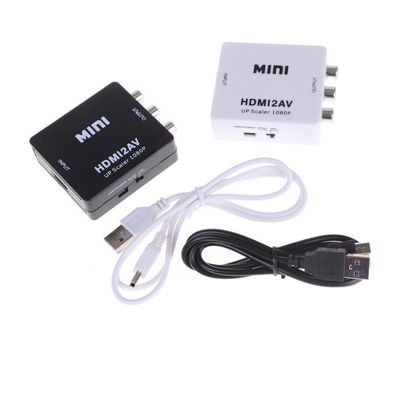 Buy Mini Hdmi2Av To Av Rca Cvbs 1080P Composite Audio Video Adapter ...