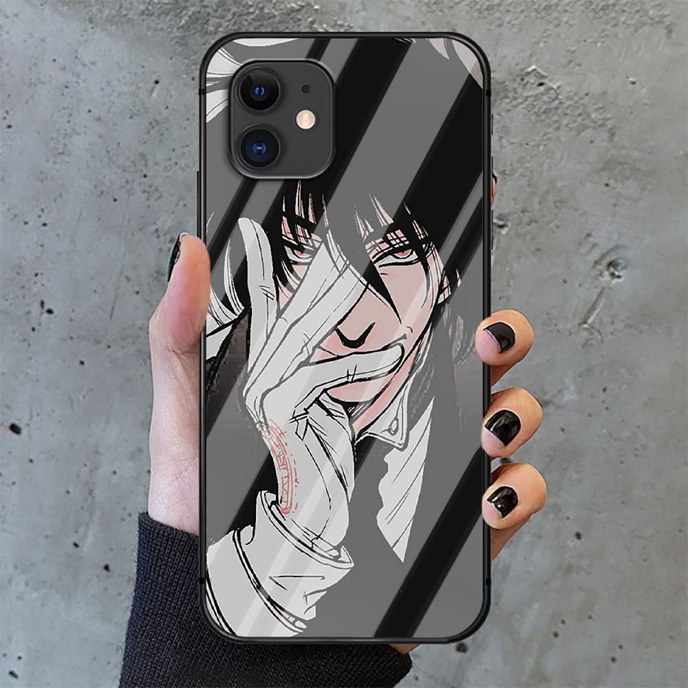 Buy Anime Hellsing Alucard Tempered Glass Phone Case Cover For IPhone 6 ...