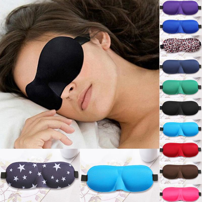 Buy 3D Eye Mask Shade Cover Rest Sleep Eyepatch Travel Blindfold Shield ...