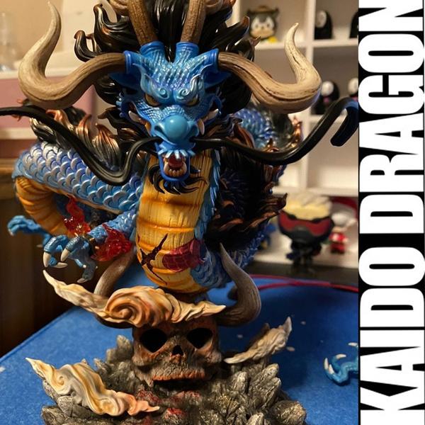 Buy One Piece Anime Figure Kaido Action Figure One Piece Combat Version ...