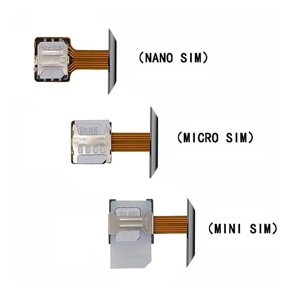 Buy Dual Micro SD Adapter Micro SIM Card Hybrid Double for Android ...