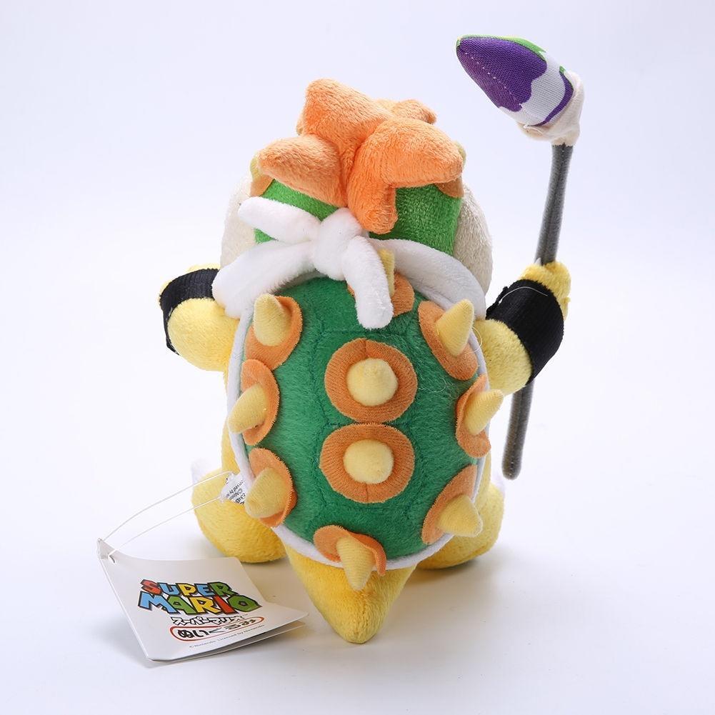 Buy Super Mario Bros. Plush Bowser Jr. Magic Paintbrush 8in Soft Toy ...