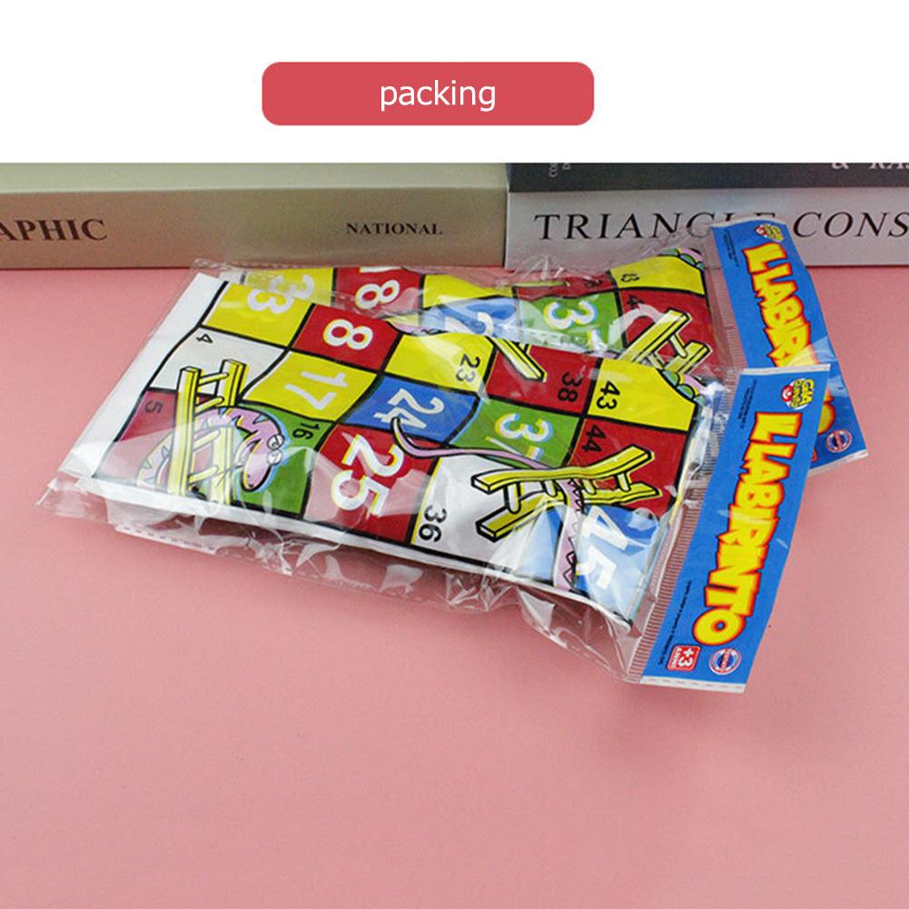 Buy Portable Kids Snake Ladder Flight Chess Set Educational Toys Board ...