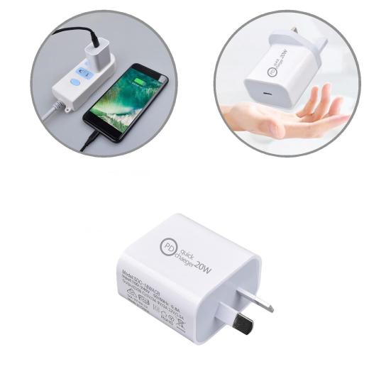 Buy Compact PD20W Stable Plug Play Phone Charger Quick Charging Mini ...